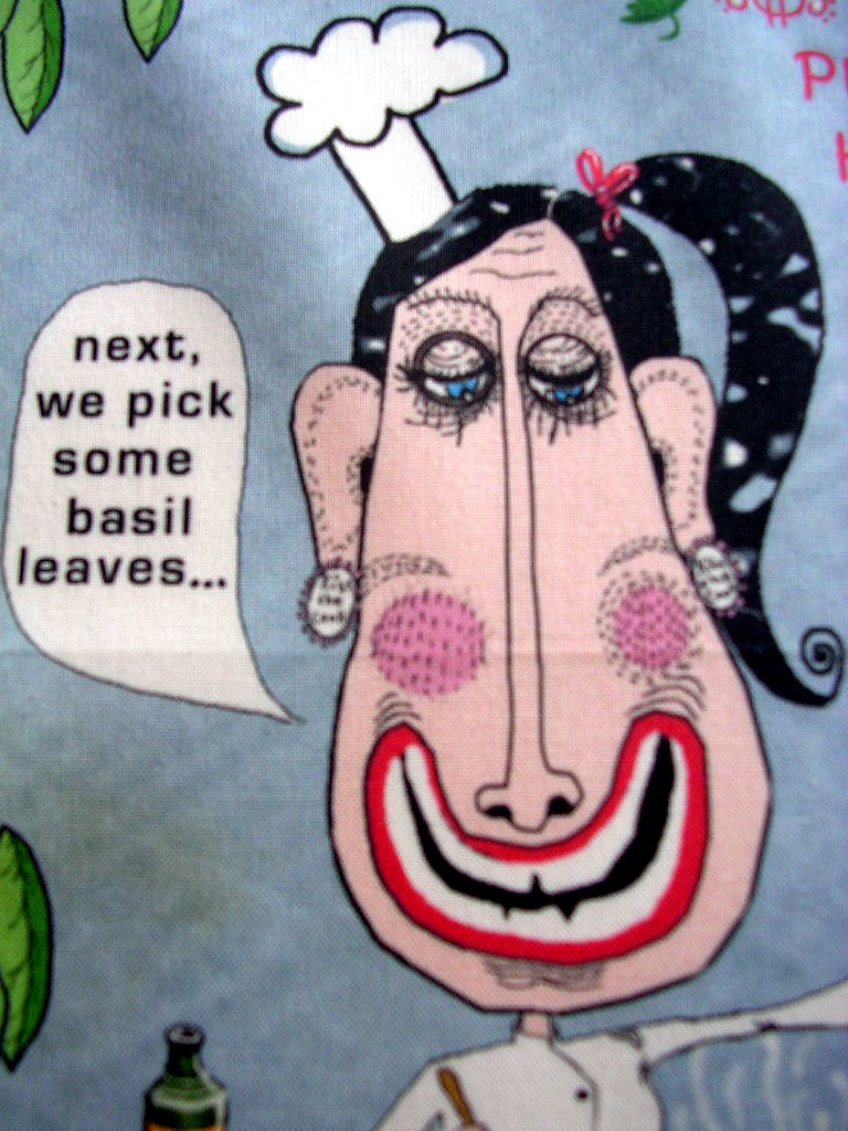 The Plight Of Herb , Close Up Of Miss Chef, Lrg Scale - Cartoon ...