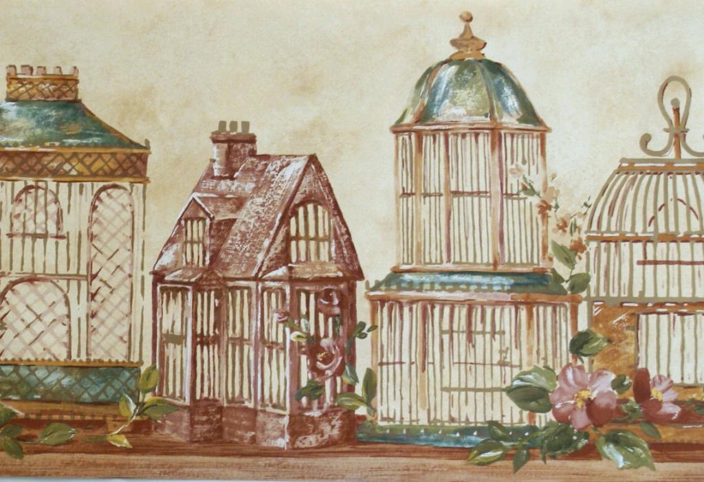 Bird Wallpaper Border Bird Cages Wallpaper Borders - Visual Arts ...
