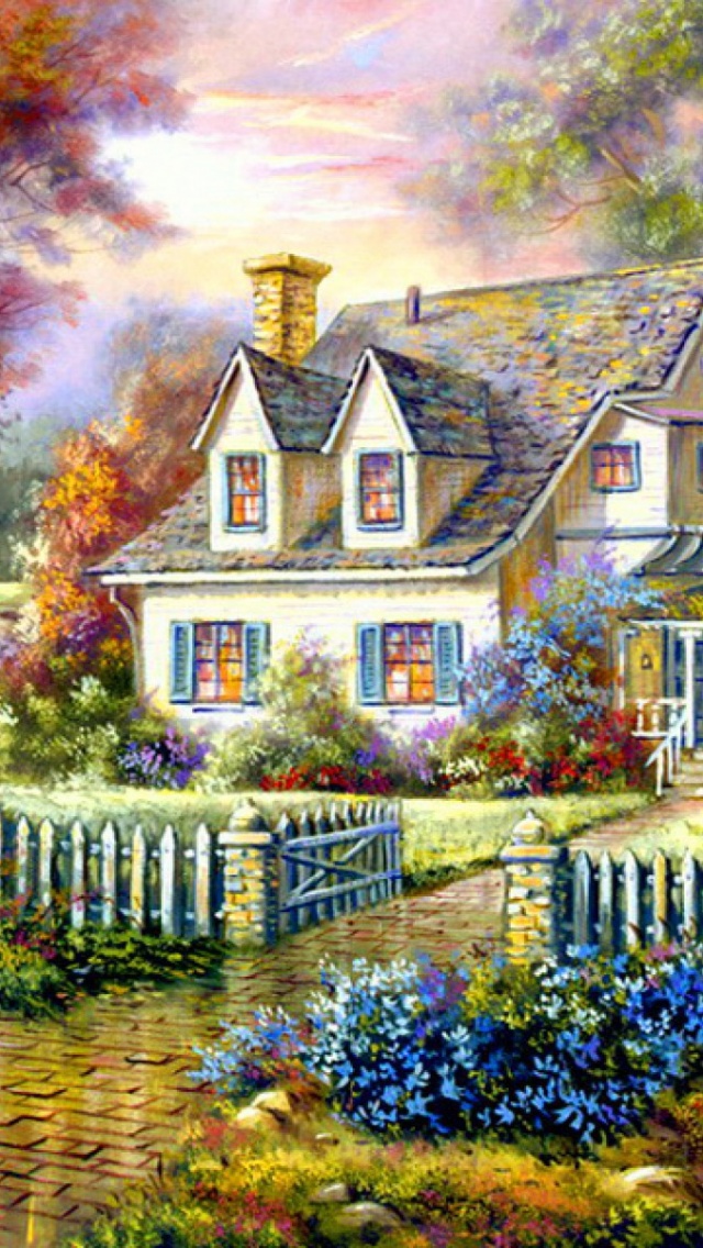 Spring Covered Bridges (#601401) - HD Wallpaper & Backgrounds Download