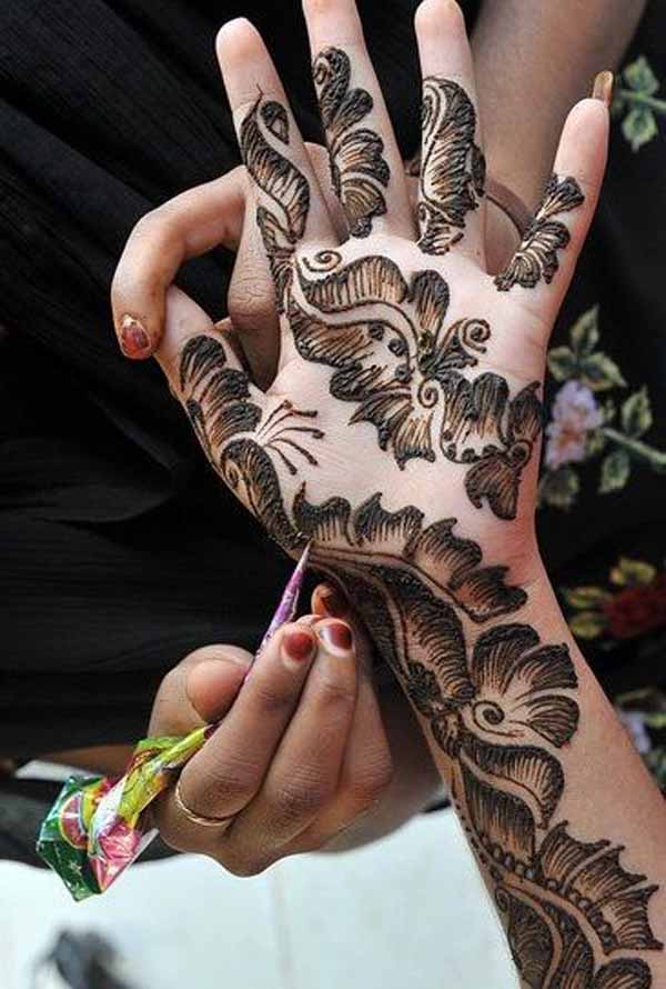 Henna Mehandi Designs - Arabic Shaded Mehandi Designs (#667370) - HD ...