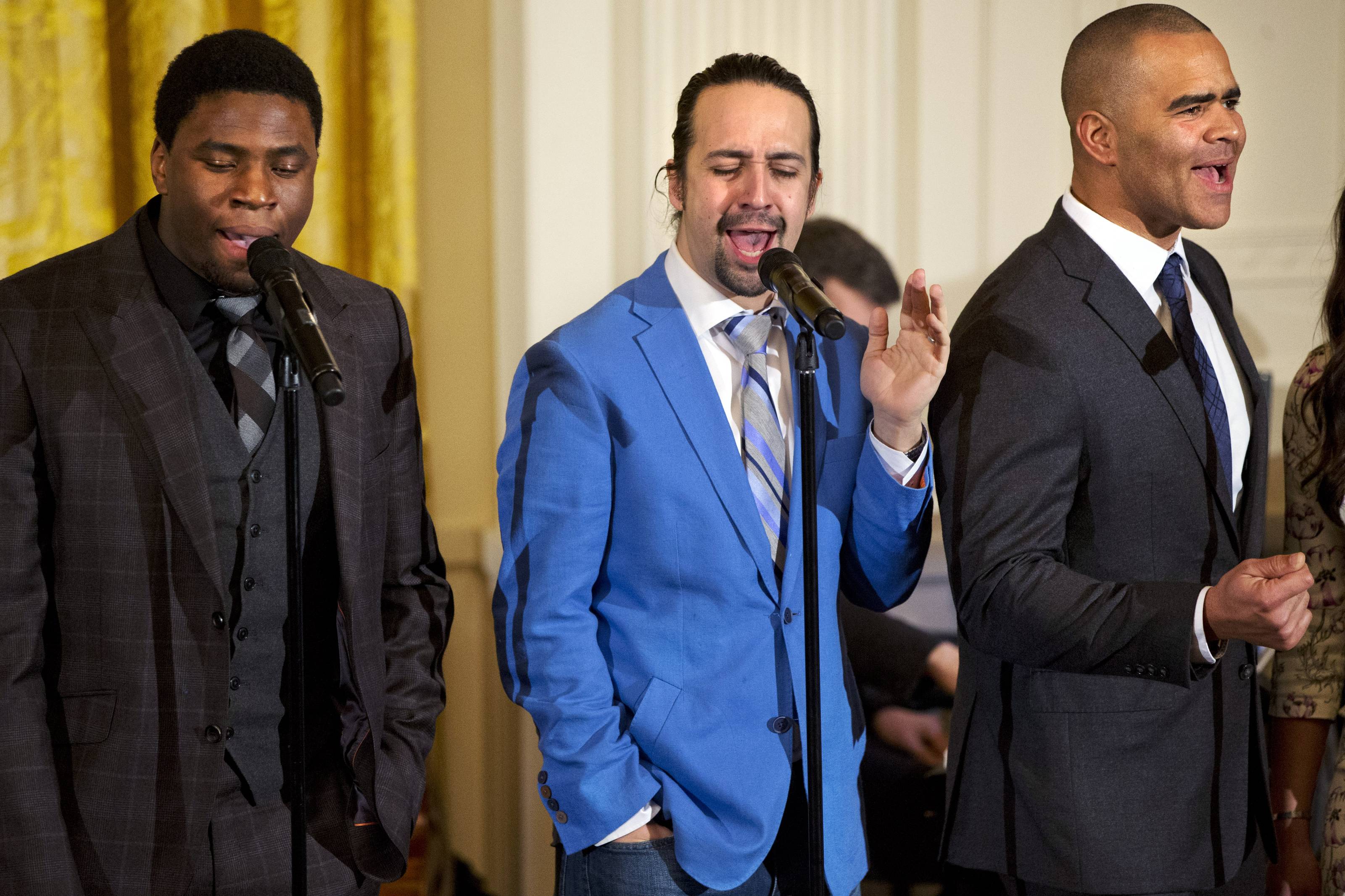 48 - Christopher Jackson Lin Manuel Miranda (#667922) - HD Wallpaper ...