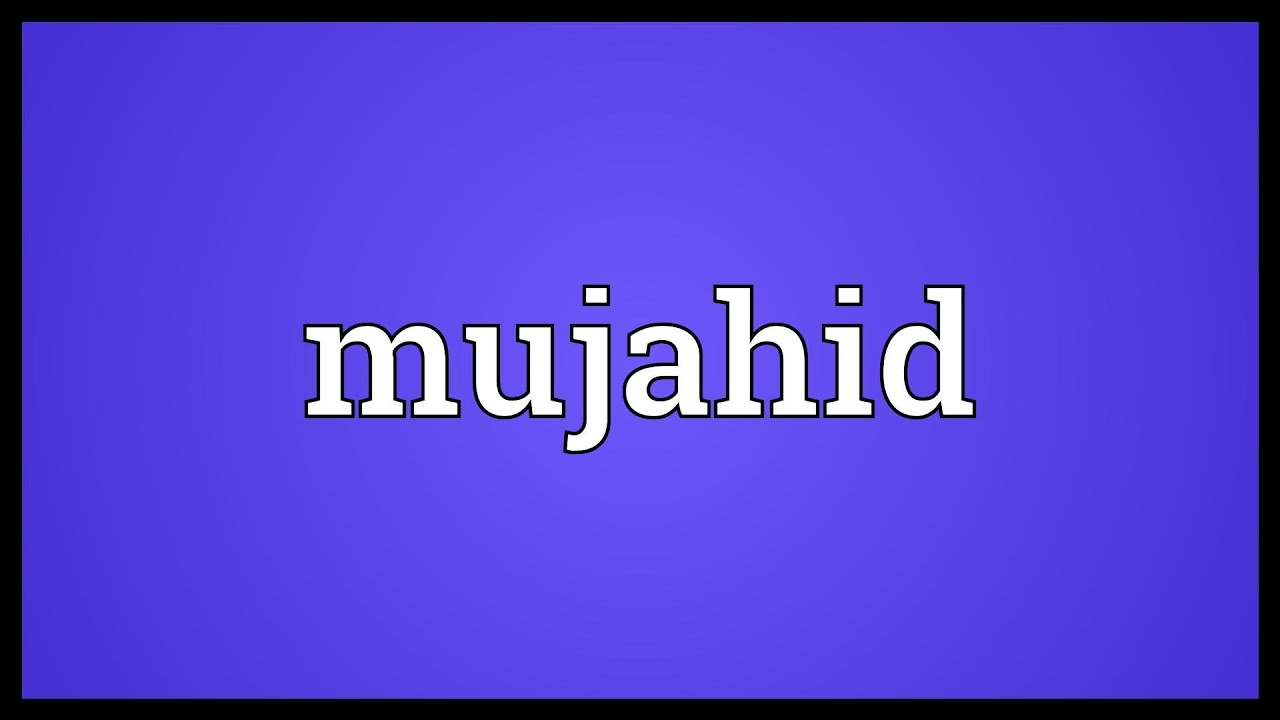 Mujahid Meaning - Graphic Design (#685146) - HD Wallpaper & Backgrounds ...