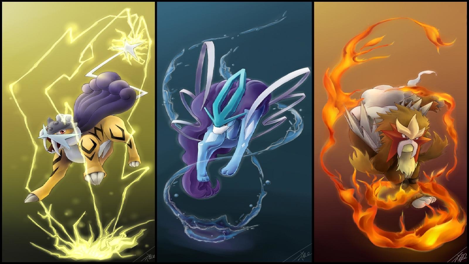 Legendary Pokemon 3d Wallpaper Hd - Entei Suicune E Raikou (#76253 ...