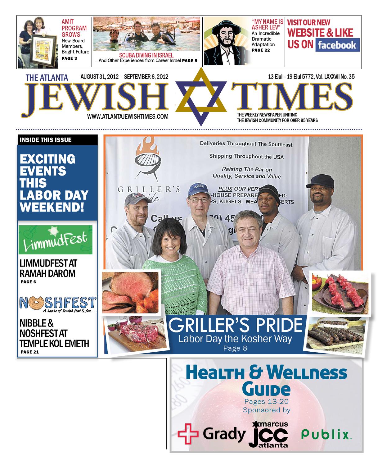 No 35, August 31 The Atlanta Jewish Times By Atlanta - Flyer (#716894 ...