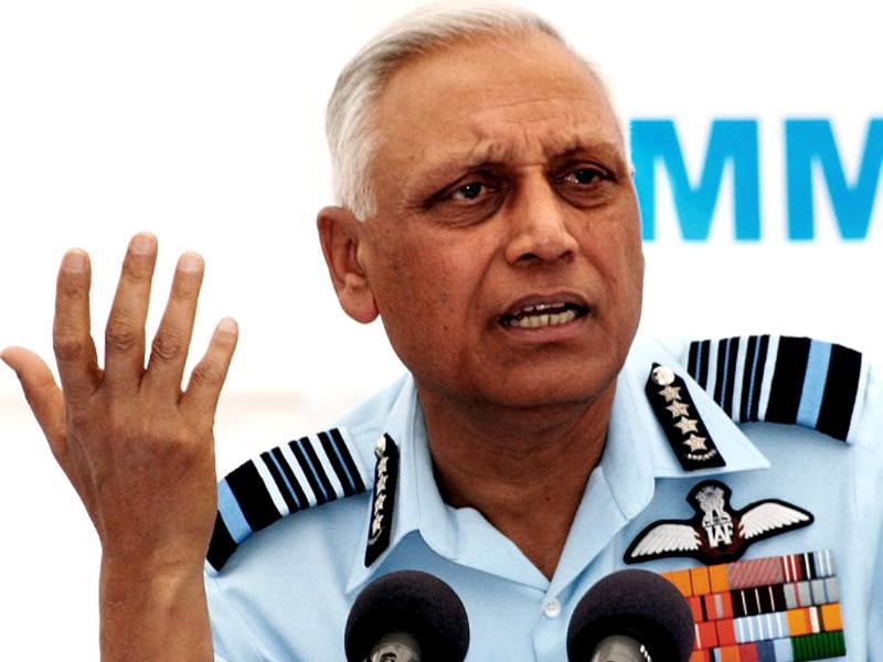 File Photo Of Indian Air Force Chief Shashi Tyagi Addressing - Sp Tyagi ...