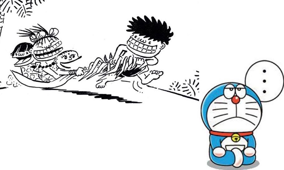 Doraemon - Doraemon Thinking (#732188) - HD Wallpaper & Backgrounds ...