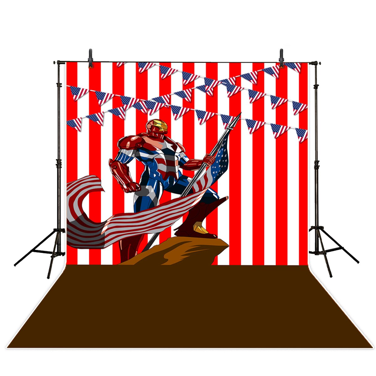 Allenjoy Fotografi Latar Belakang Merah Biru Flag Hari - Background ...