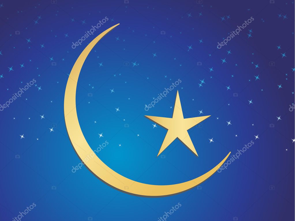 Chand Mubarak Background, Wallpaper Vector By - Star (#773464) - HD ...