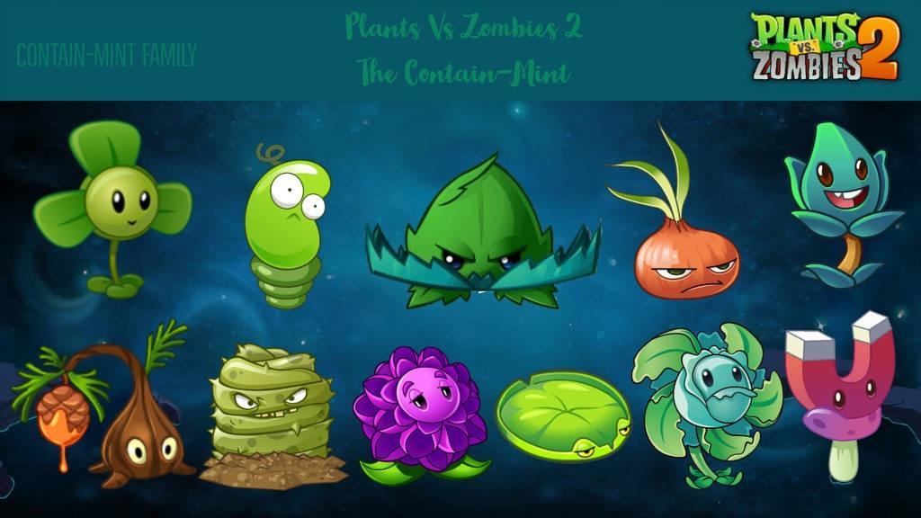 Download Contain-mint Wallpaper - Plants Vs Zombies 2 Ail Mint Family ...