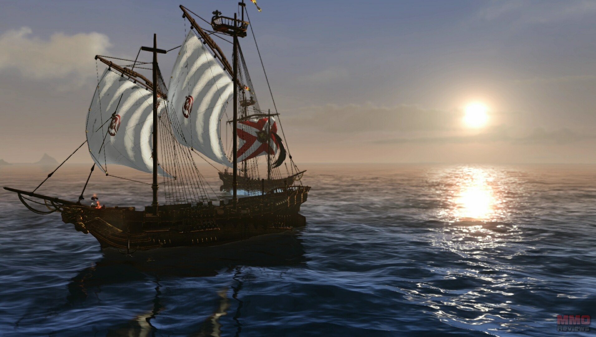 Download Archeage Hd Wallpaper Hd - Total War Shogun 2 Red Seal Ship On ...