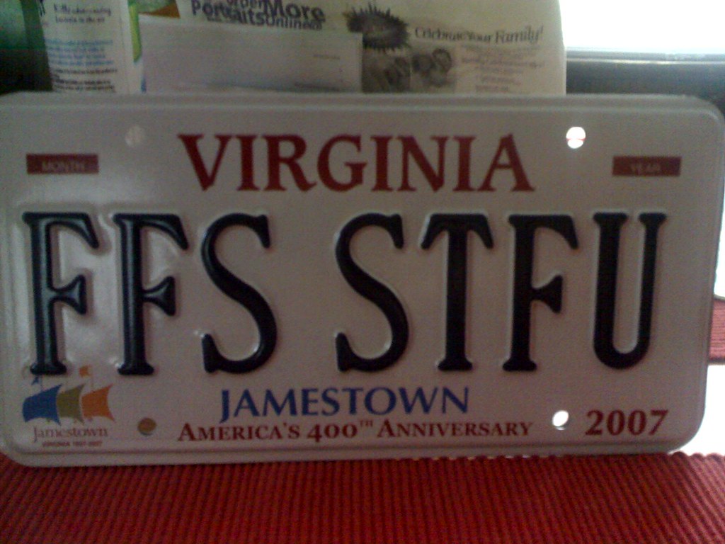 Mah New Pl8s - Virginia License Plate (#829157) - HD Wallpaper ...