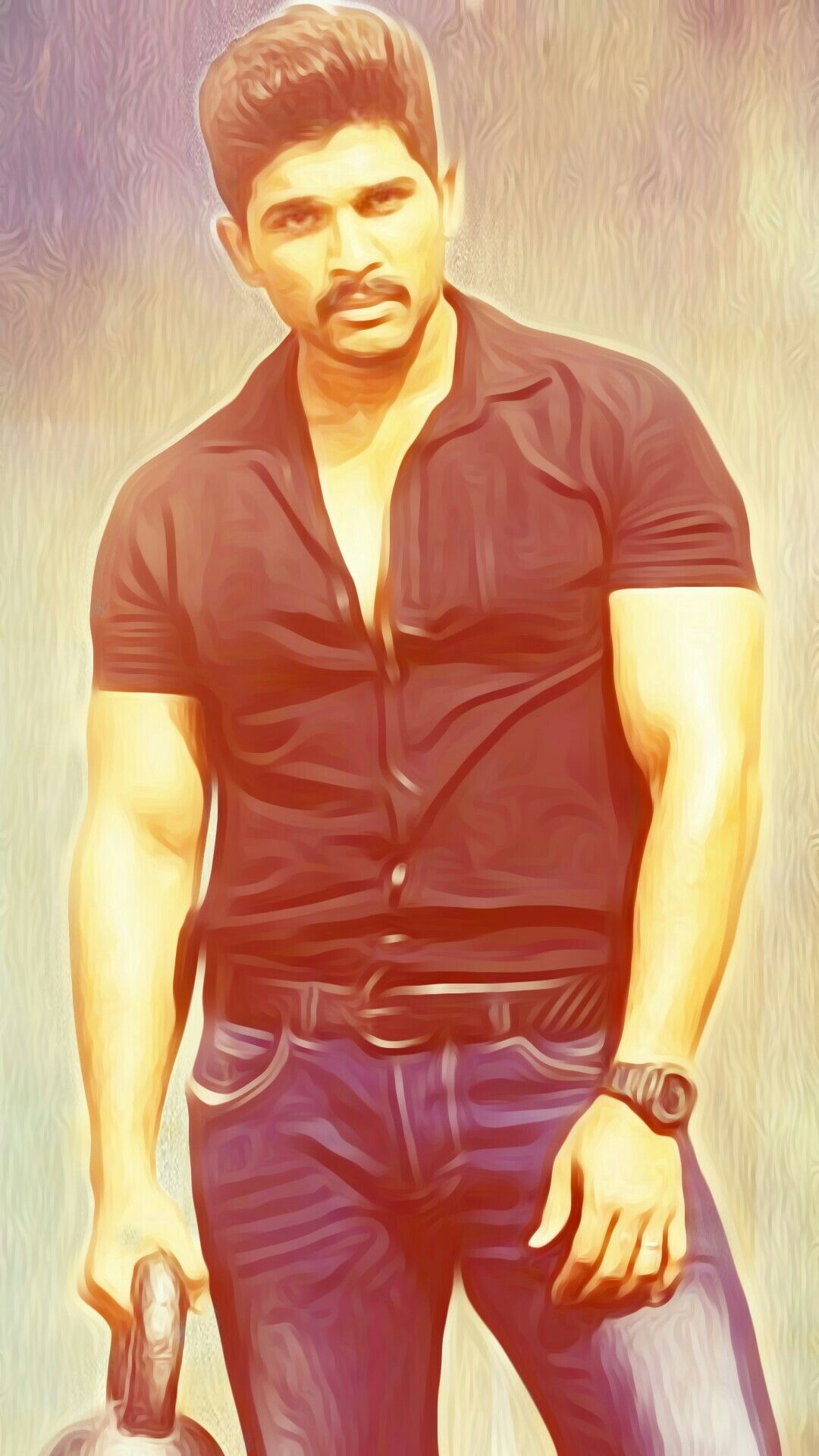 Rockstar Allu Arjun Wallpapers, Manish, Real Hero, - Allu Arjun Body Hd ...