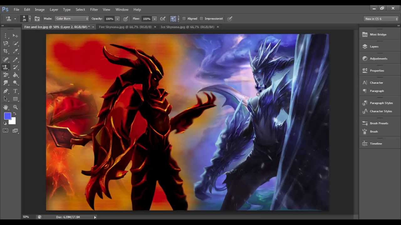 Randomedit - Shyvana Render (#898860) - HD Wallpaper & Backgrounds Download