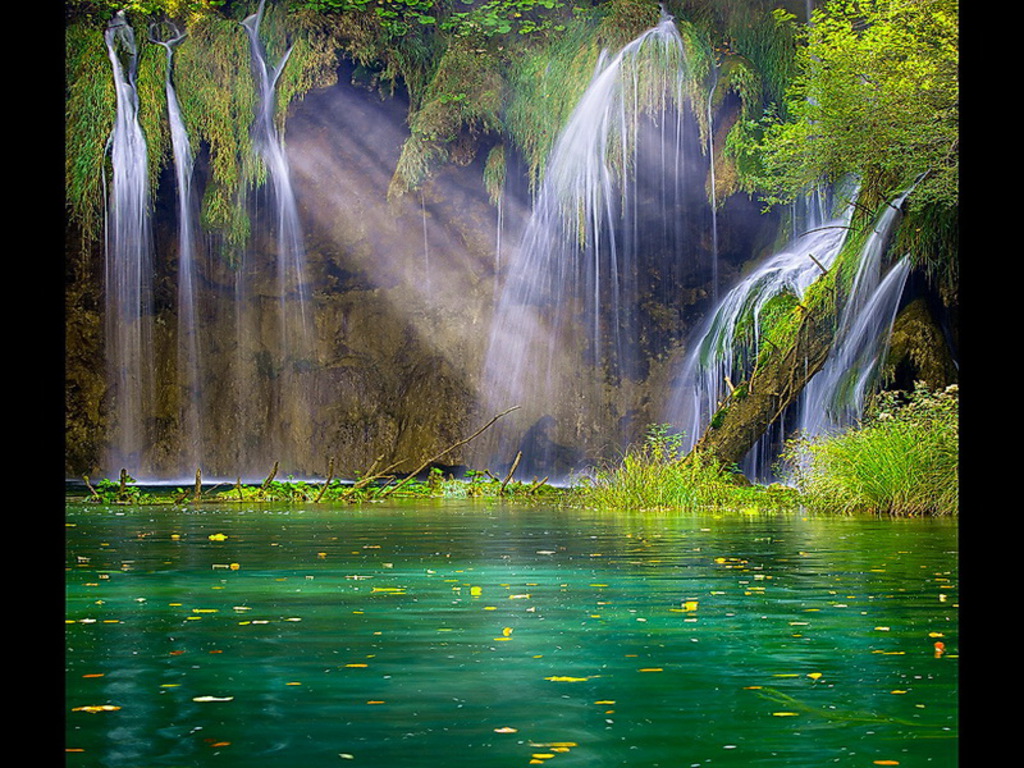 Lagoon Waterfall (#90912) - HD Wallpaper & Backgrounds Download
