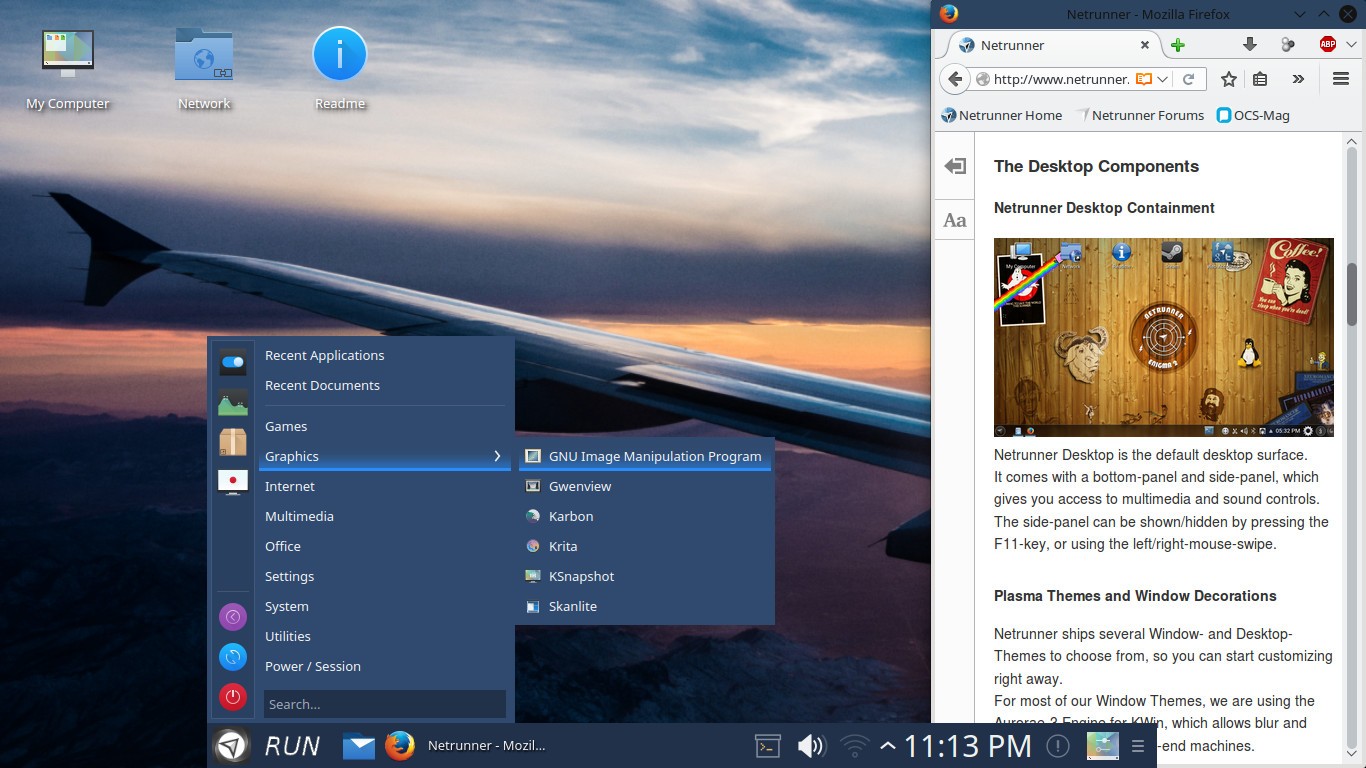Netrunner Rolling - Pidgin Kde Plasma (#903054) - HD Wallpaper ...