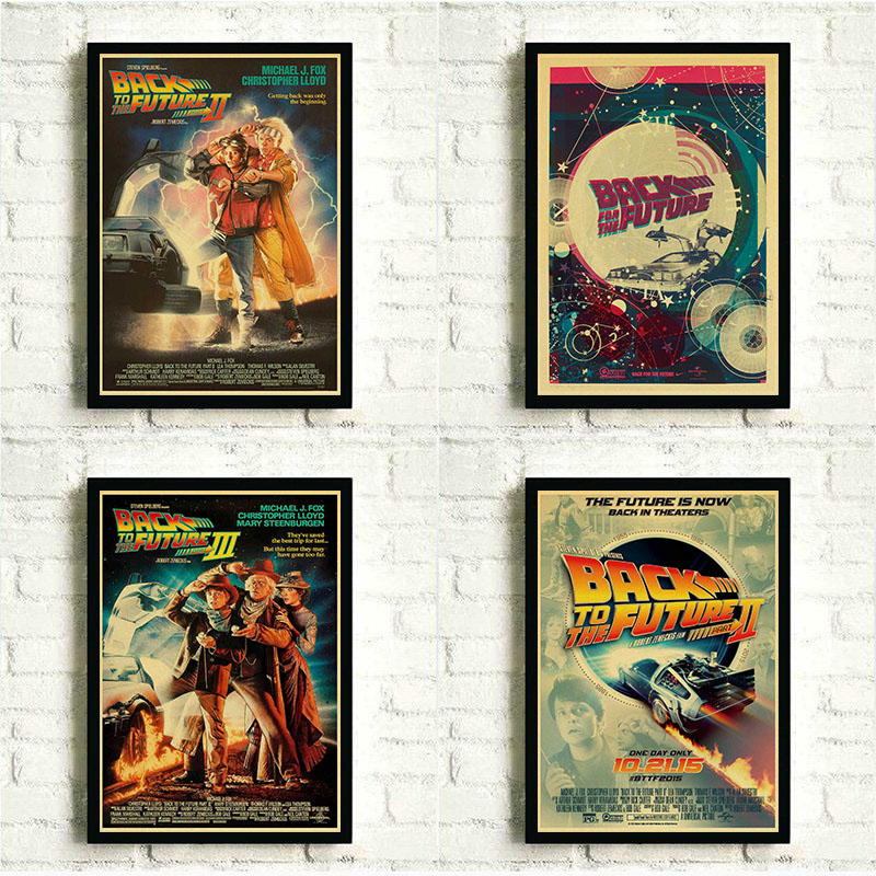 Download Volver Al Futuro Clásico Película Cartel Retro De Papel - Back ...