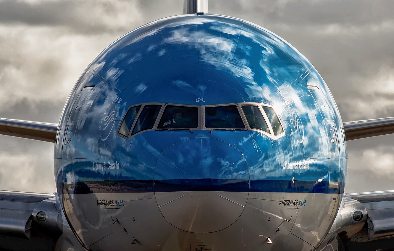 Photo Wallpaper Boeing, A Passenger Plane, 777-200er, - Klm Boeing ...